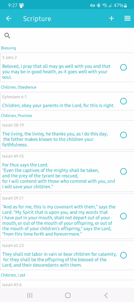 A Praying Life Prayer Cards for Android | seeJesus Ministry